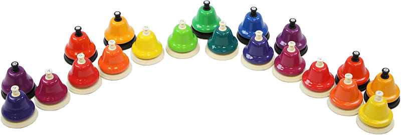 Rhythm Band Chroma-Notes 8-note Desk Bell Set | Reverb