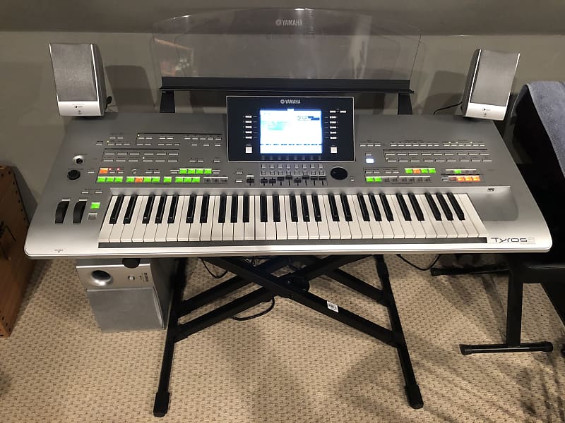 Yamaha Tyros 3 with Stand and Stool | Reverb