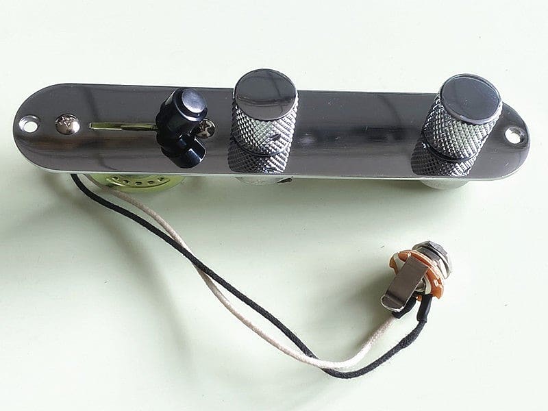 4 Way Tele Prewired Control Plate,US style Level switch,Alpha | Reverb