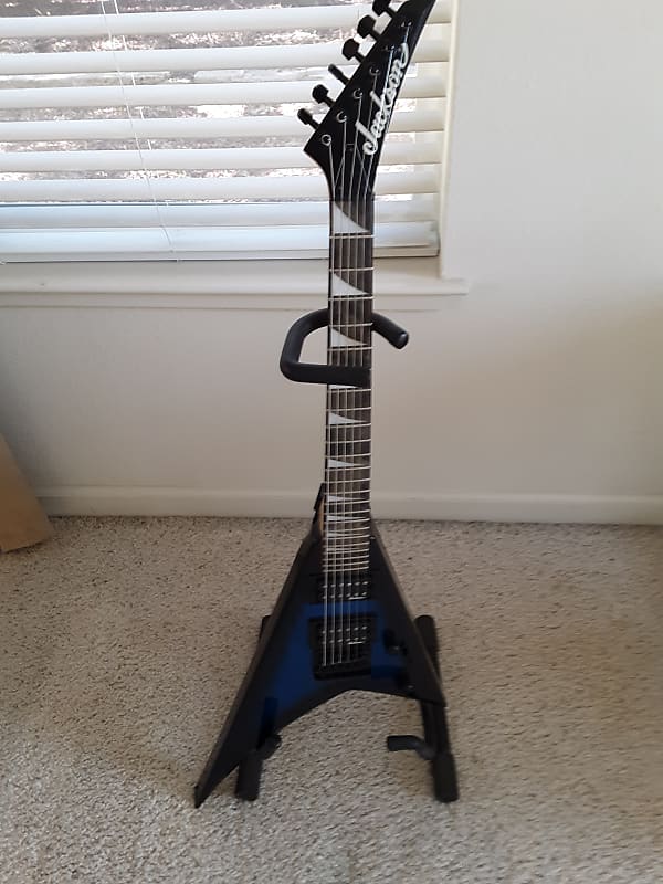 Jackson Randy Rhoads Mini V 2019 Metallic Blue | Reverb