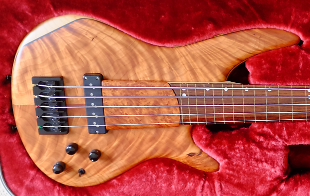 Ibanez Soundgear Handmade Custom 5 String Fretless - Figured | Reverb