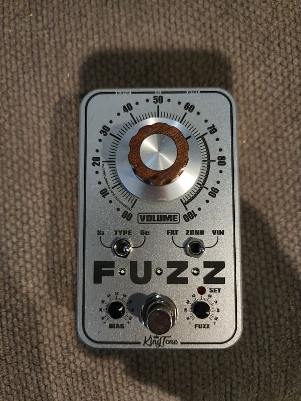 King Tone Guitar Minifuzz V2 2022 Silver | Reverb