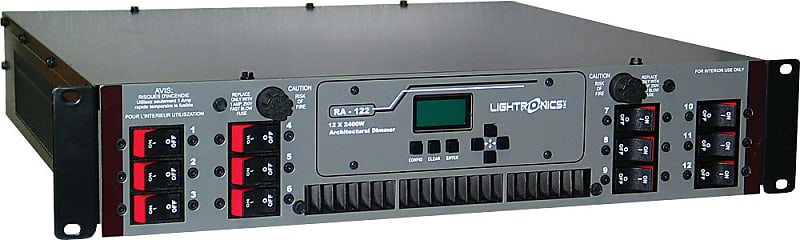 Lightronics RA-122-XT 12-Channel Rack Mount Dimmer with | Reverb