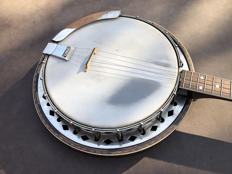 Vintage MIJ Conqueror 4-String Banjo & OHSC | Reverb