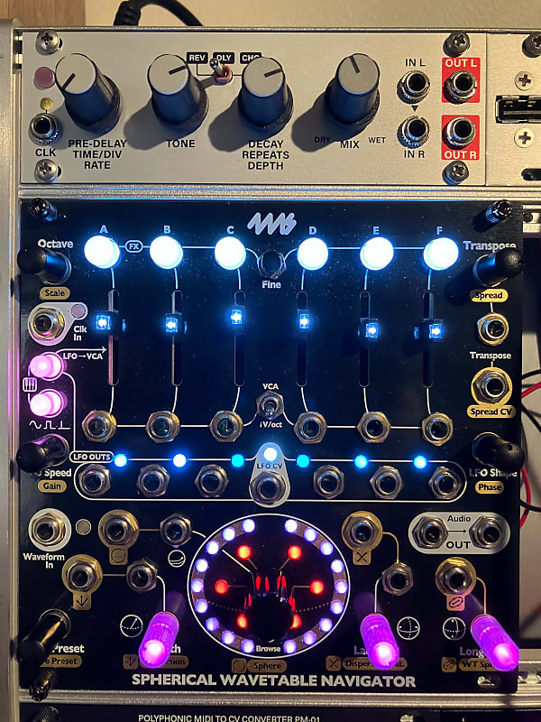 4MS SWN Spherical Wavetable Navigator - Black | Reverb