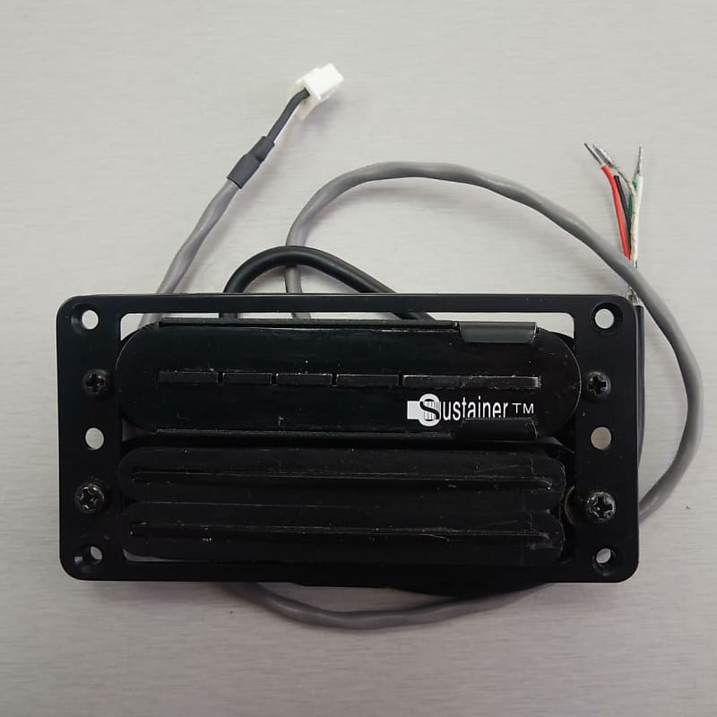 Fernandes Sustainer FSREB Black Rails Stacked Humbucker | Reverb