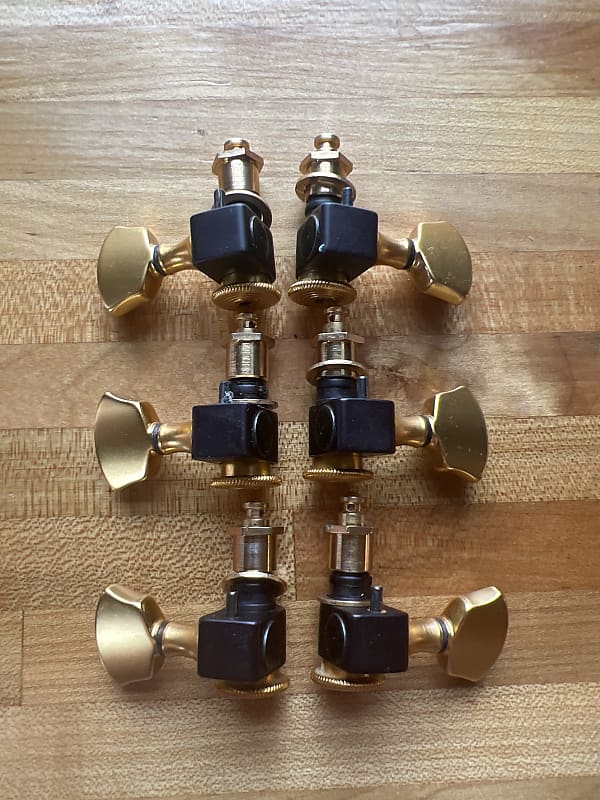 Sperzel Locking Tuners 3x3 Gold | Reverb