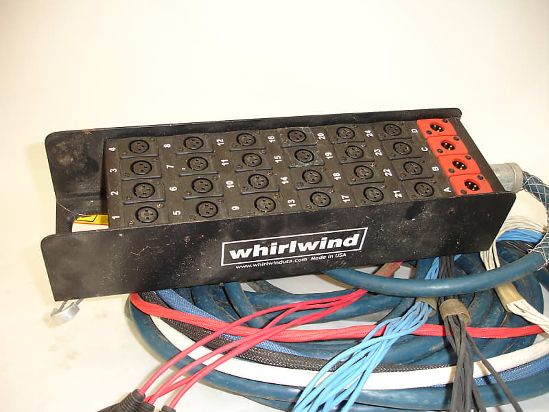 Whirlwind 24 X 4 Channel 50' Snake Cable 24x4x50 | Reverb