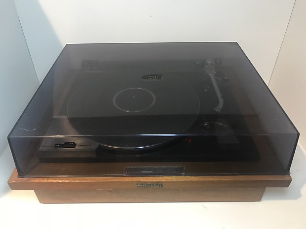 Pioneer PL-50 vintage belt drive wood base turntable with | Reverb