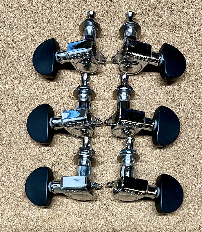 Grover Mid-Size Rotomatics (305 Series) 3x3 Tuners - Chrome | Reverb