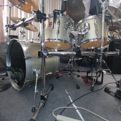 Premier XPK Drum Set 1980/1990 - Silver/Grey | Reverb