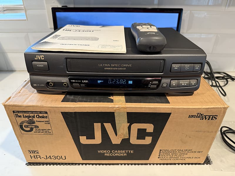 JVC HR-J430U VHS/VCR Player with original remote and manual | Reverb