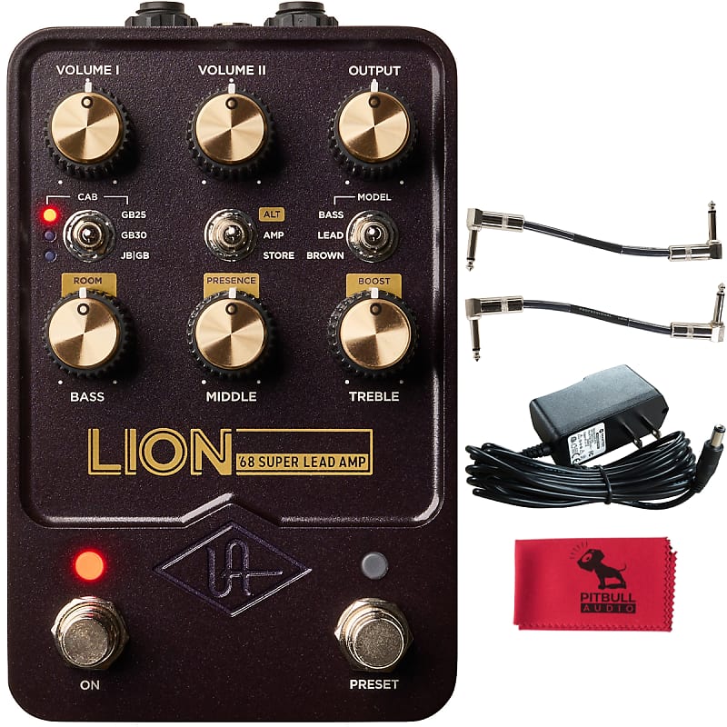 Universal Audio UAFX LION ‘68 Marshall Super Lead Guitar Amp | Reverb