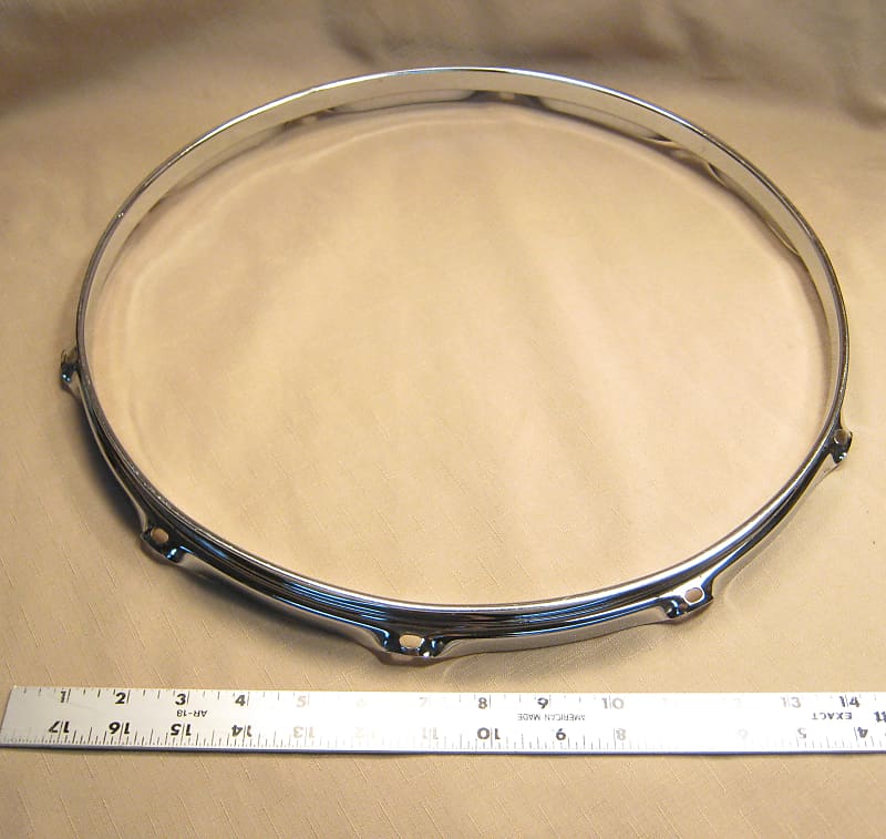 Ludwig 15 inch 10 hole Marching Snare Drum Hoop Rim Lot 75-03 | Reverb