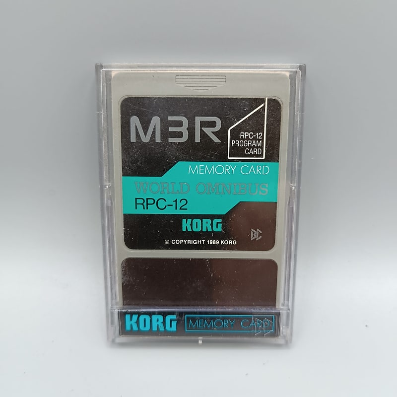 Korg M3R Program Memory Card RPC-12 World Omnibus | Reverb