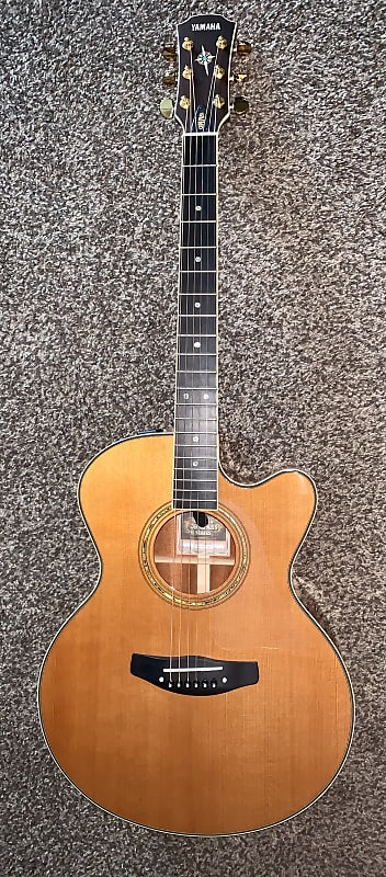 Yamaha compass CPX-15CM acoustic electric guitar made in | Reverb