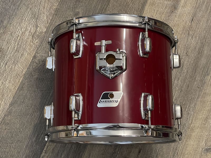 Ludwig Rocker USA 12" Tom Maple Interior - 10x12 Plum Crazy | Reverb