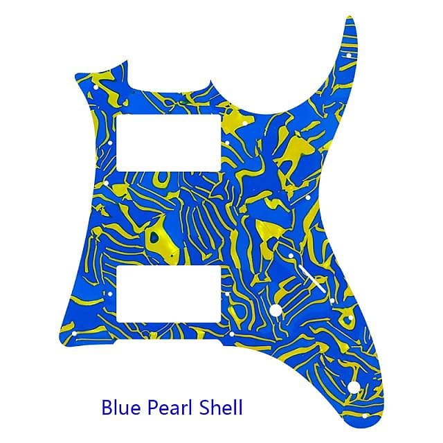 Guitar Pickguard - Blue Pearl Shell | Reverb