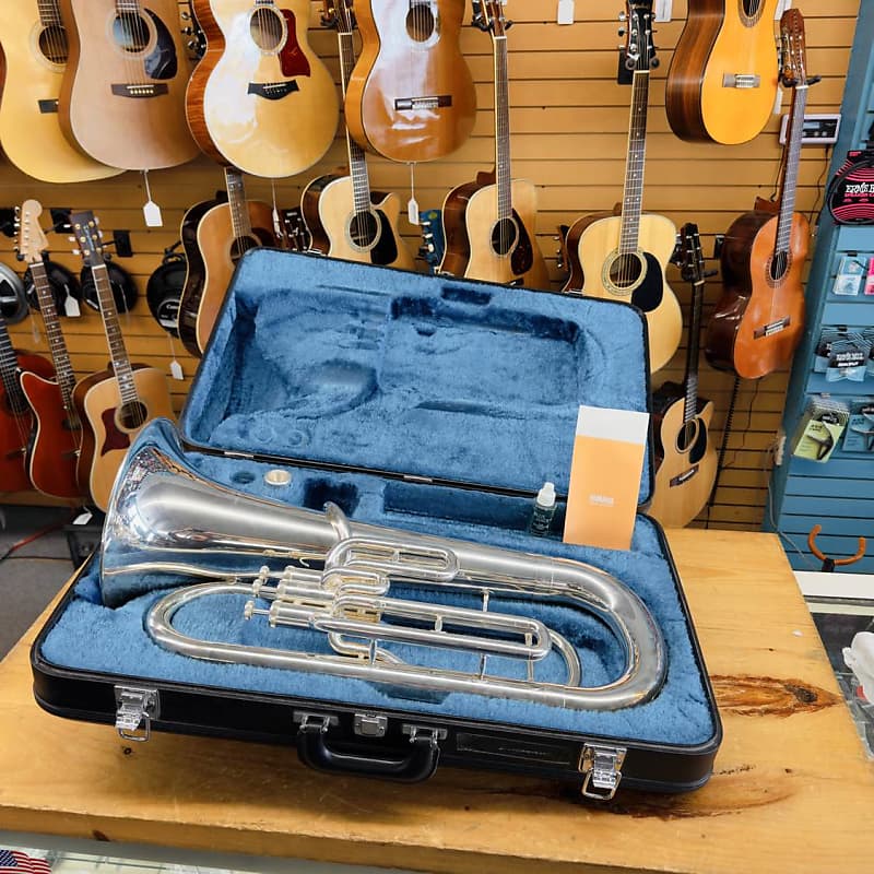 Yamaha YEP201 Euphonium w/Case & Mouthpiece | Reverb