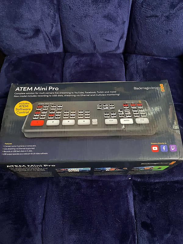 Blackmagic Design ATEM Mini Pro HDMI Live Stream Switcher | Reverb