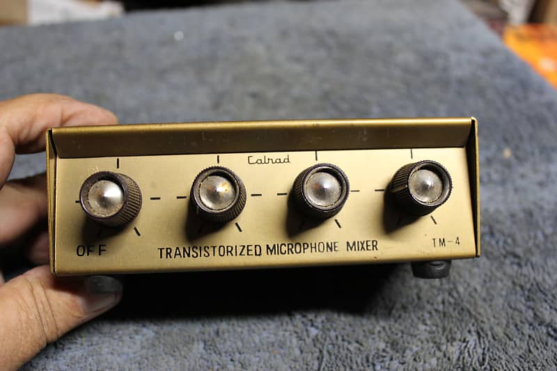 Calrad TM-4/ Mic Mixer To Mono Output | Reverb