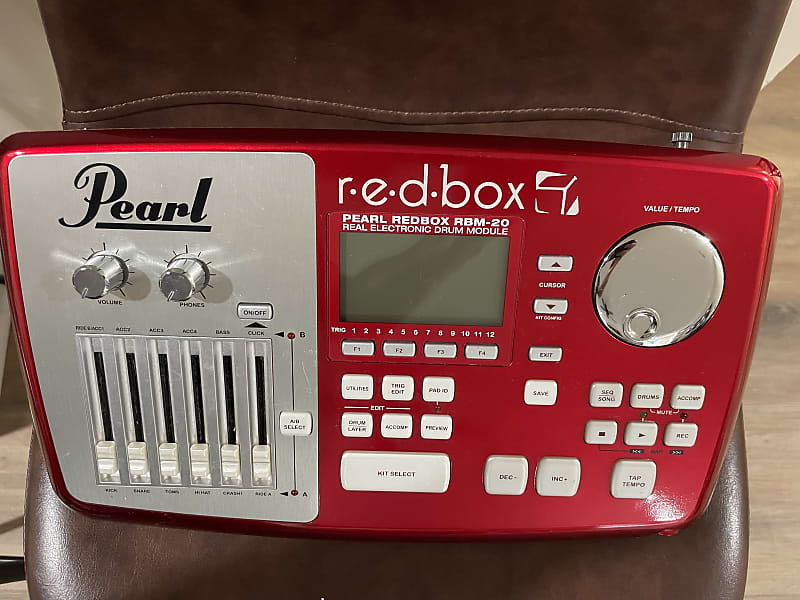 Pearl Red Box Drum Module | Reverb