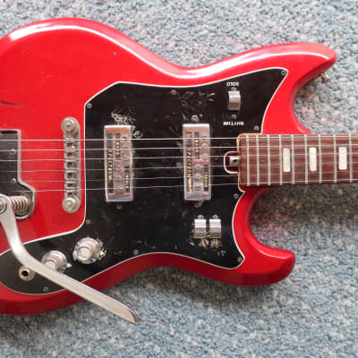 Vintage 1960s Teisco Spectrum ET-220 Electric Guitar 2 Pickup | Reverb