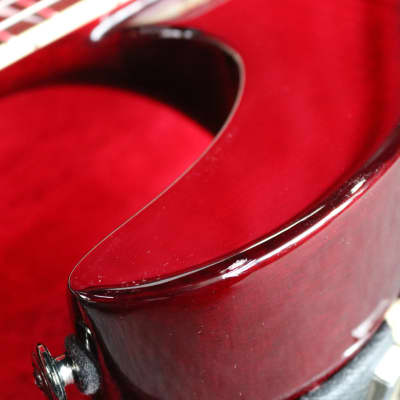 1999 ESP LTD M-350 Transparent Cherry Neck Thru Electric | Reverb