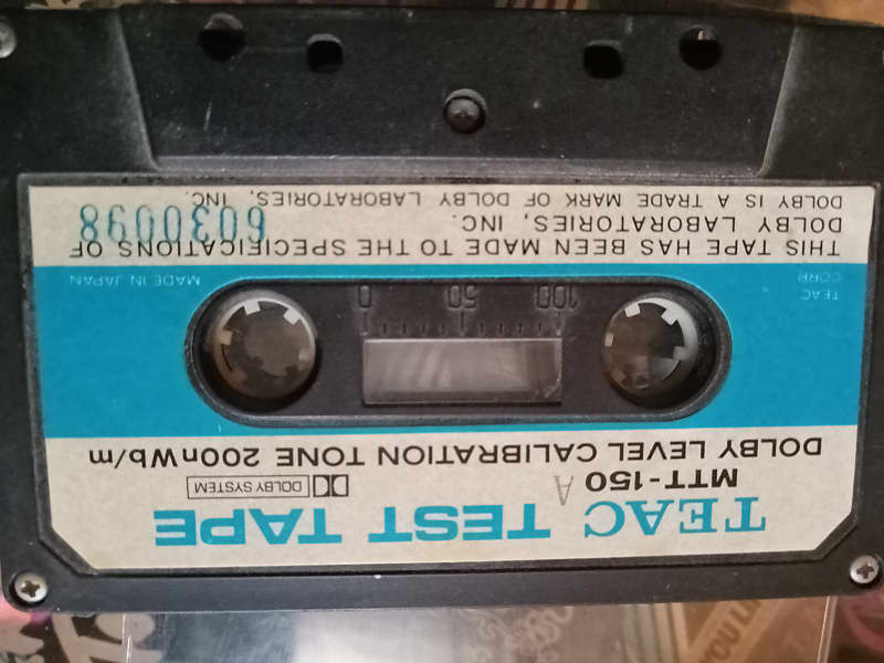 TEAC MTT 150 Dolby level calibration tone cassette 1970s | Reverb