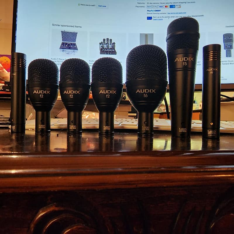 Audix FP7 7pc Professional Fusion Drum Mics -Black | Reverb