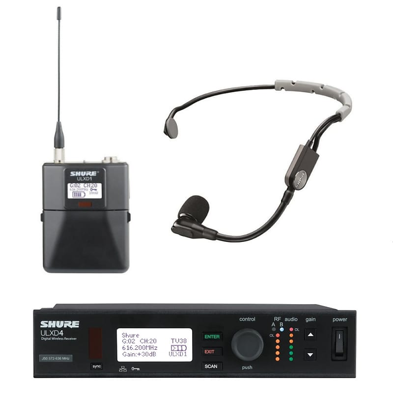 SHURE ULXD4/SM35 Networked Digital Headset Wireless System | Reverb