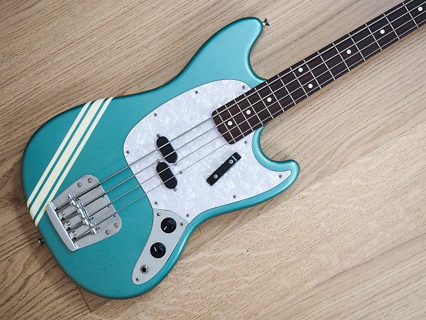 2011 Fender Mustang Bass '69 Vintage Reissue Ice Blue | Reverb Canada