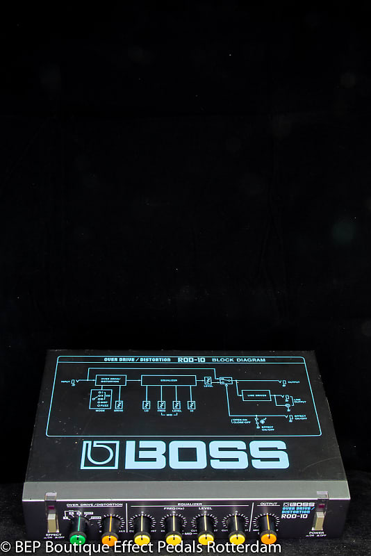 Boss ROD-10 Overdrive / Distortion Micro Rack Series mid | Reverb UK