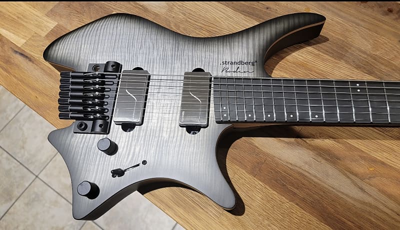 Strandberg Guitars Boden 7 string - Trans black | Reverb