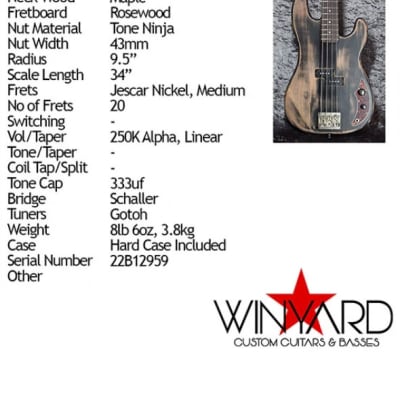 Winyard P4 Blackheart | Reverb