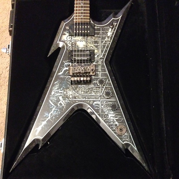 MINT Dean Dime Razorback Cemetery Gates Guitar | Reverb