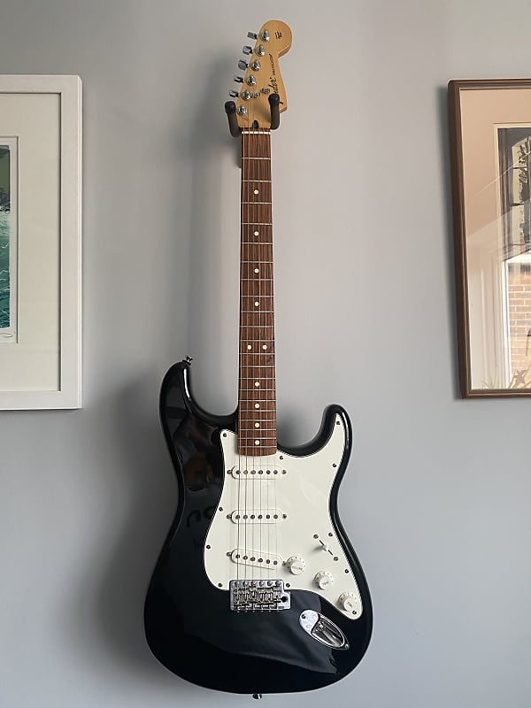 Fender Stratocaster Black MIM Custom Build with Custom | Reverb UK