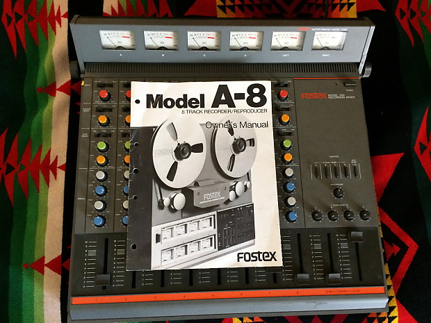 Fostex A-8XL tape machine and 350 mixer | Reverb