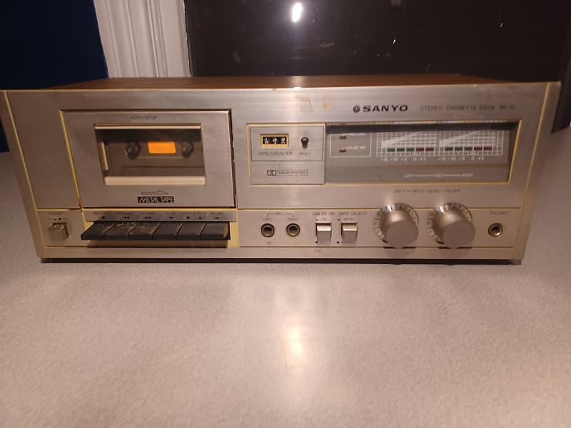 Sanyo RD10 Tape Deck PLAYS SLOW | Reverb