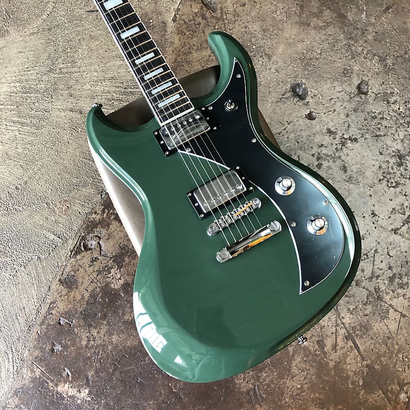 Dunable Guitars Gnarwhal DE, Olive Green with Chrome Hardware | Reverb