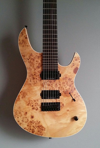 Custom Made 7 String 2015 Natural Finish | Reverb