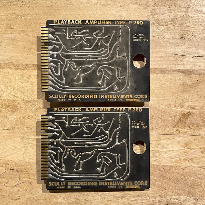 Scully Playback Amplifier Card Type P 280 (Pair) | Reverb