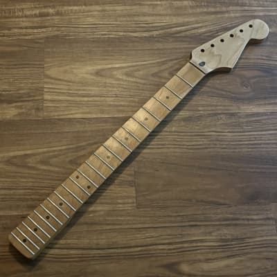 Custom Roasted Maple Stratocaster Guitar Neck Fender Strat | Reverb