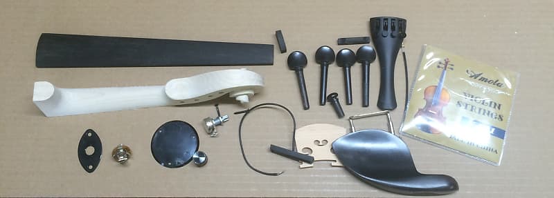 Violin building kit for electric violin. | Reverb