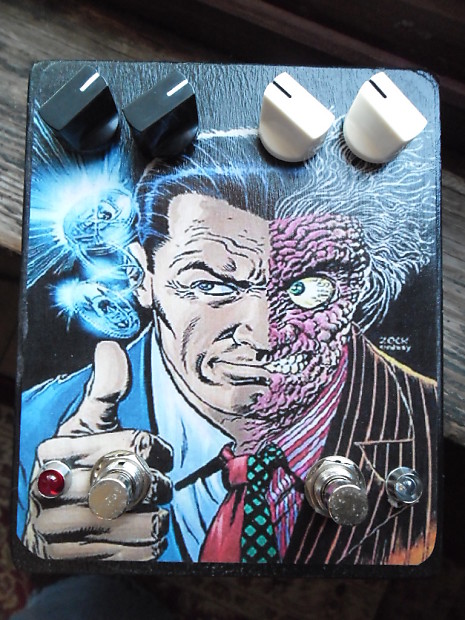 DenTone Two Face fuzz pedal Silicon Fuzz Face and Germanium | Reverb