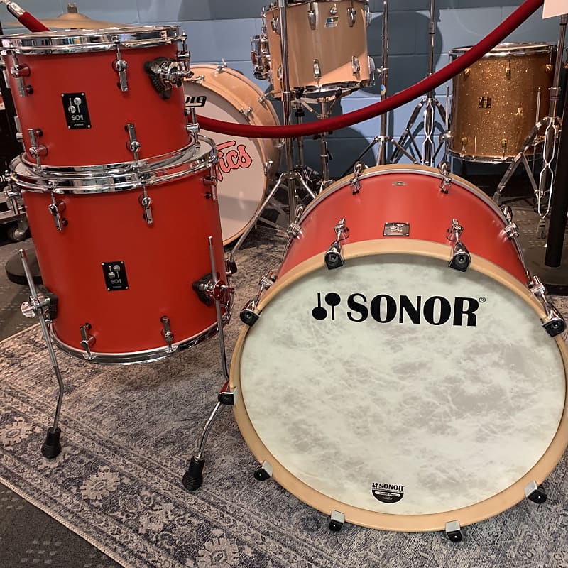 Sonor SQ1 3pc 13/16/22 Hot Rod Red | Reverb