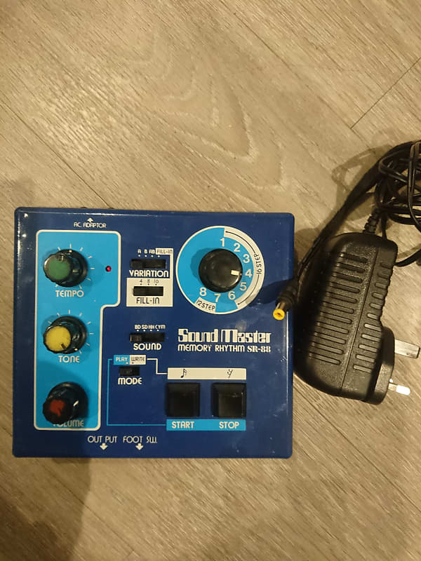 SOUNDMASTER SOUNDMASTER MEMORY RHYTHM SR-88 V 80s Blue | Reverb UK