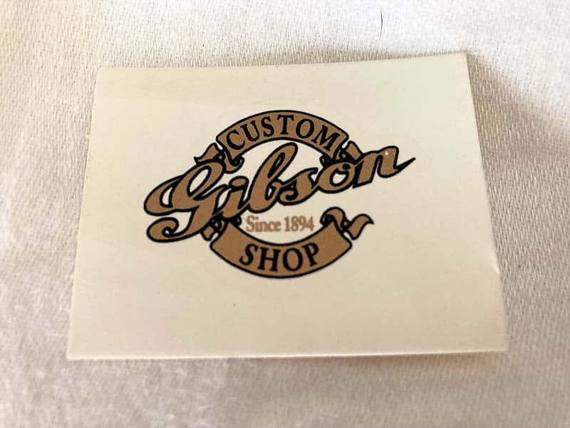 Gibson Custom Shop 'Since 1894' Water-Slide Decal Genuine | Reverb