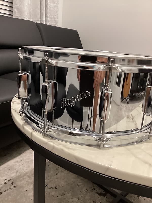 Rogers Snare 2008 - Chrome 10 lug | Reverb
