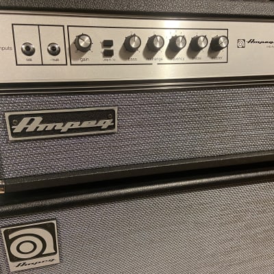 Ampeg V4B-AV Bass Amp and Ampeg SVT AV 810 Cab | Reverb